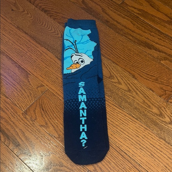 Disney | Accessories | Disney Frozen Olaf Blue Socks | Poshmark